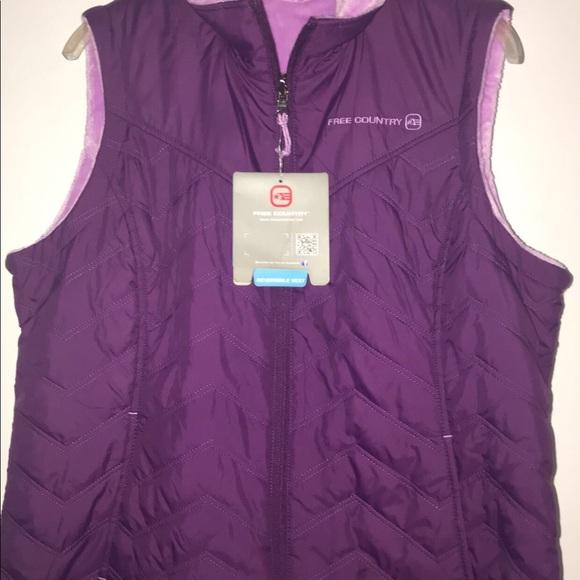 Free Country | Jackets & Coats | Free Country Reversible Vest New ...